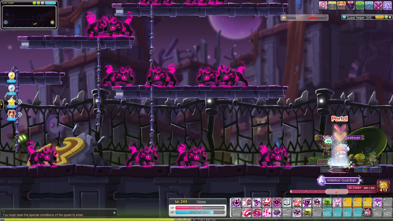 Broken theme dungeon cutscene - Official MapleStory Website