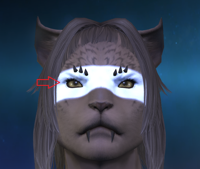 [Dawntrail Benchmark] Female Hrothgar face 3 missing eyelashes