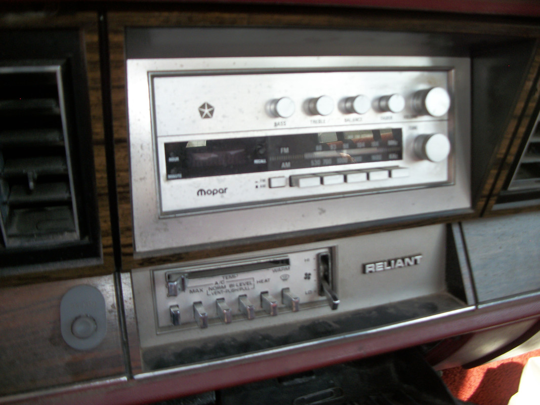 WTB: 84 Reliant AM/FM Radio | Allpar Forums