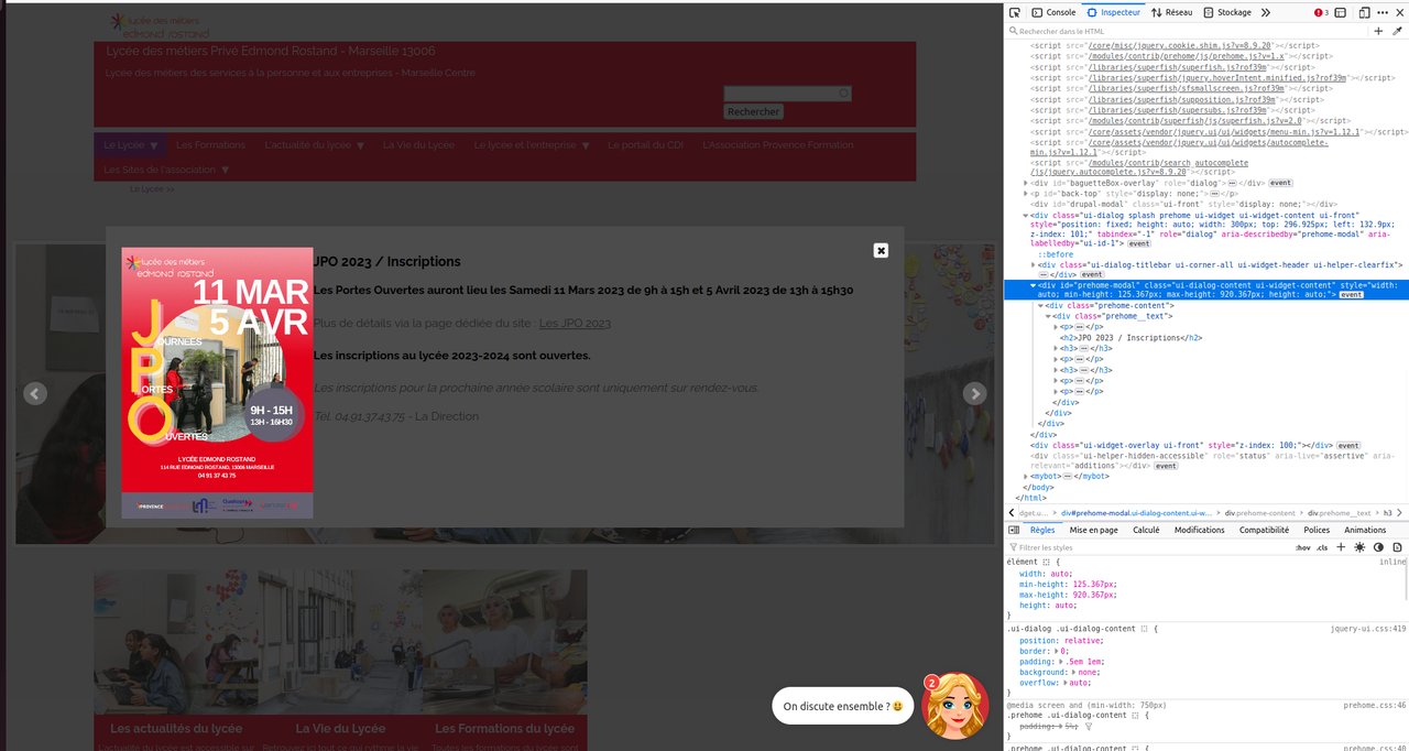 Prehome not displayed on D8 [#3332594] | Drupal.org