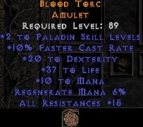 Sick Paladin Amulet +-- - Topic - d2jsp