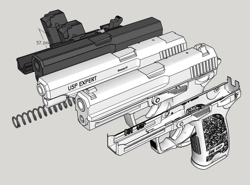 Reverse engineering USP for 3D printed frame | HKPRO Forums