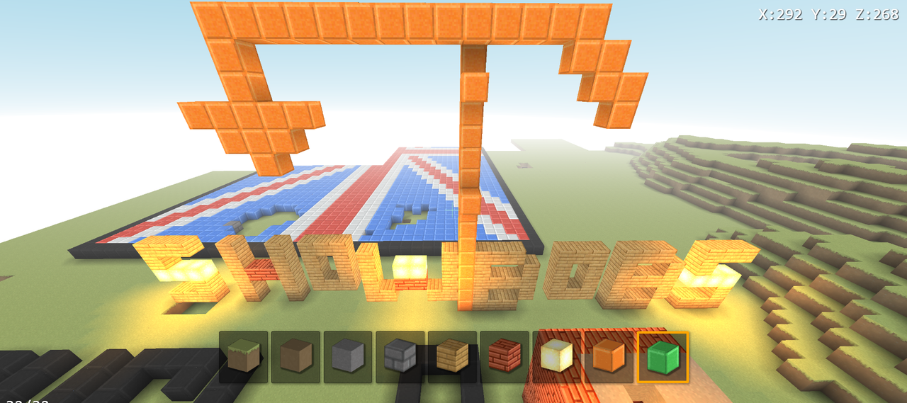 I made a multiplayer voxel game with Three.js (240KB gzipped!) : r/threejs