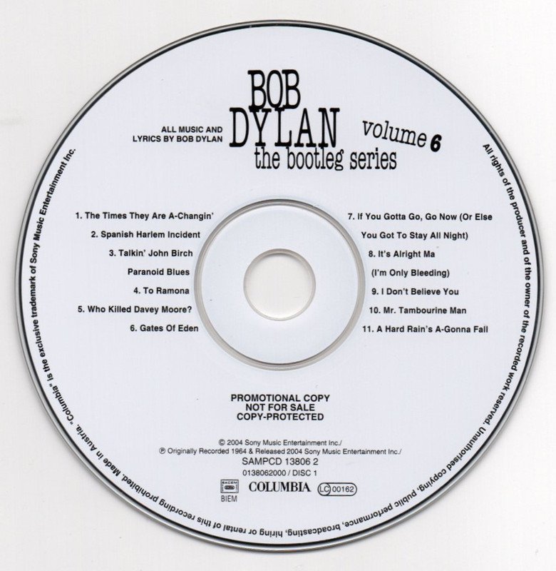 Bob Dylan: Bootleg Series - Differences between deluxe and small format ...