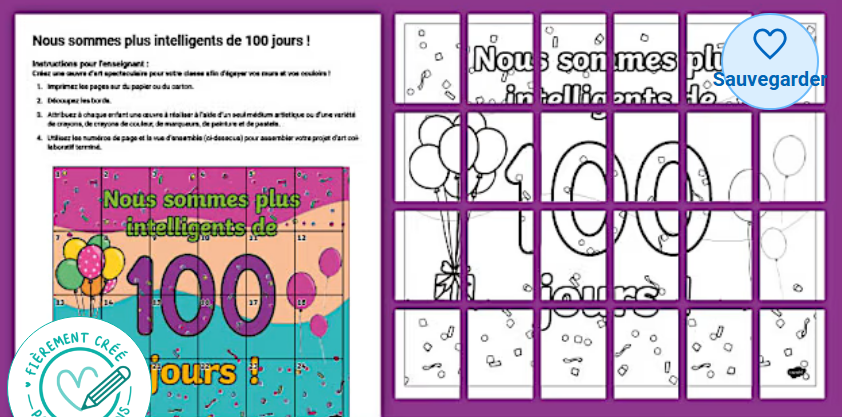 Nos idées pour les 100 jours d'école - Twinkl
