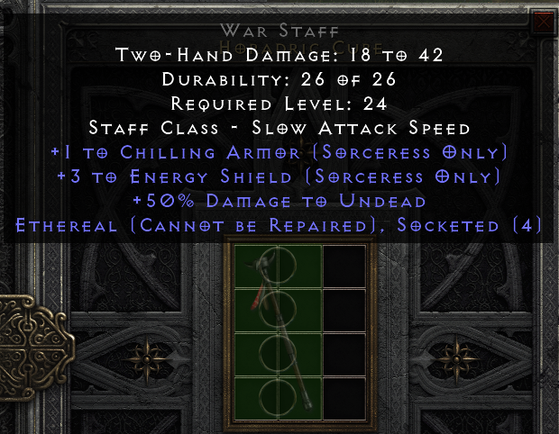 Memory Or Cta Base With 3es And Chilling Armor - Topic - d2jsp