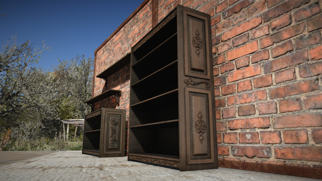 HFs - Wooden shelves at Fallout 4 Nexus - Mods and community