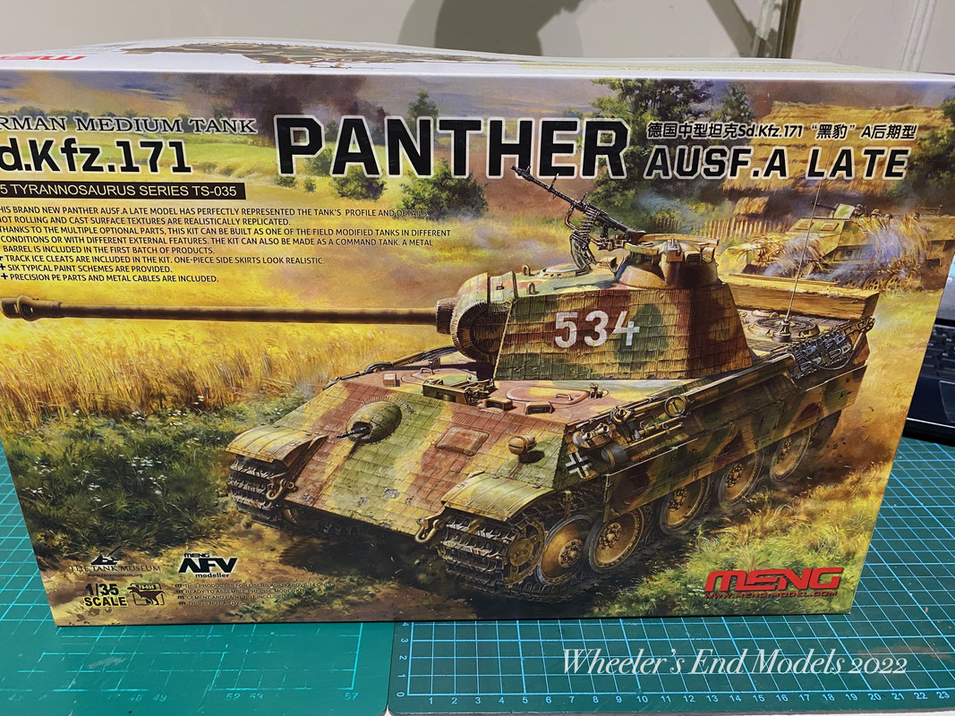 1/35 Meng Panther A Dockside Drama Diorama . Rouen August 1944..Just ...