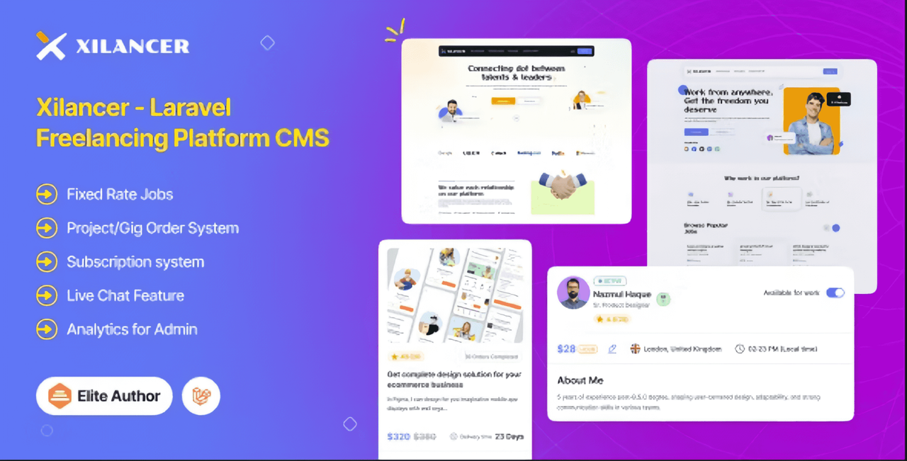 Xilancer – Freelancer Marketplace Platform With Services & Projects PHP ...