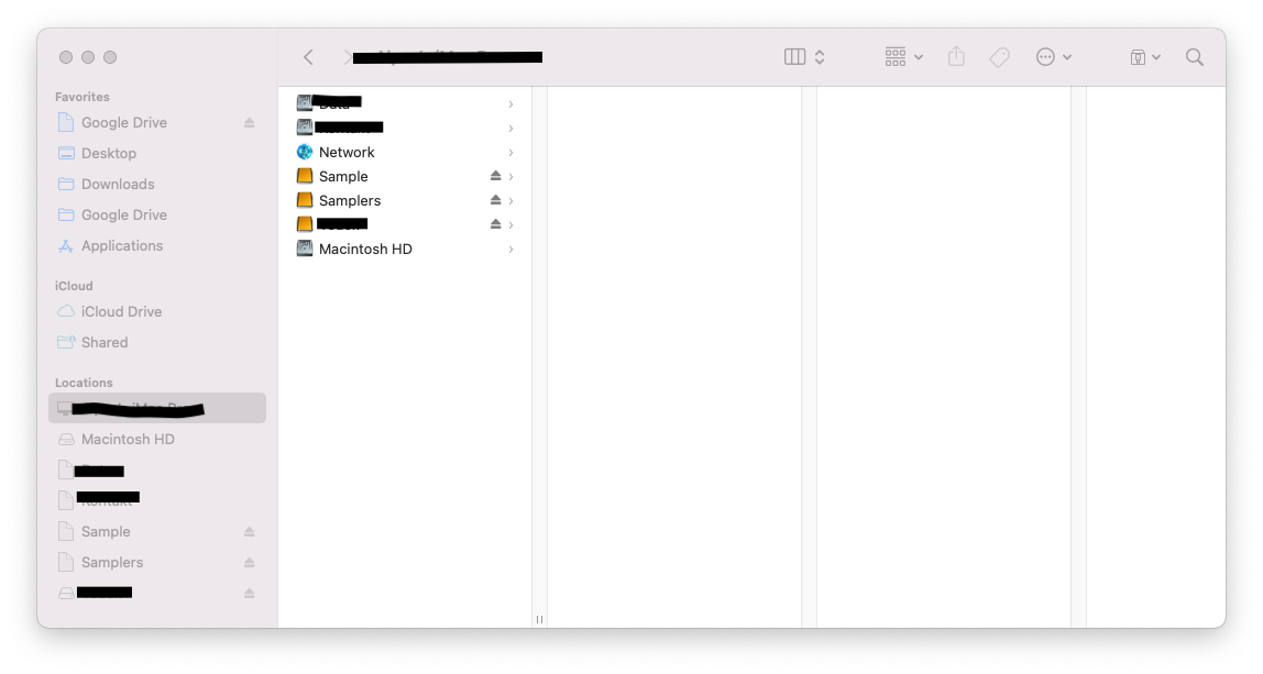 Sidebar disk icons and google drive external disk : r/MacOS