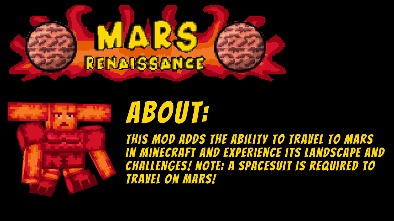 Mars Renaissance - Minecraft Mods - Mapping and Modding: Java Edition - Minecraft Forum ...