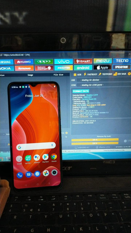 GSM-Forum - HOT Realme C21Y RMX 3261 New cpu Spd T610 unlock done by ...