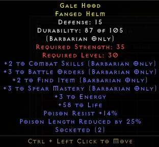 Insane Lld Barb Helm - Topic - d2jsp