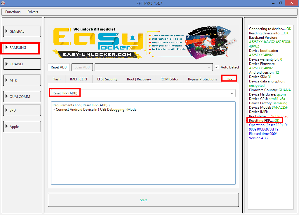 GSM-Forum - samsung galaxy a52 android 12 frp reset done