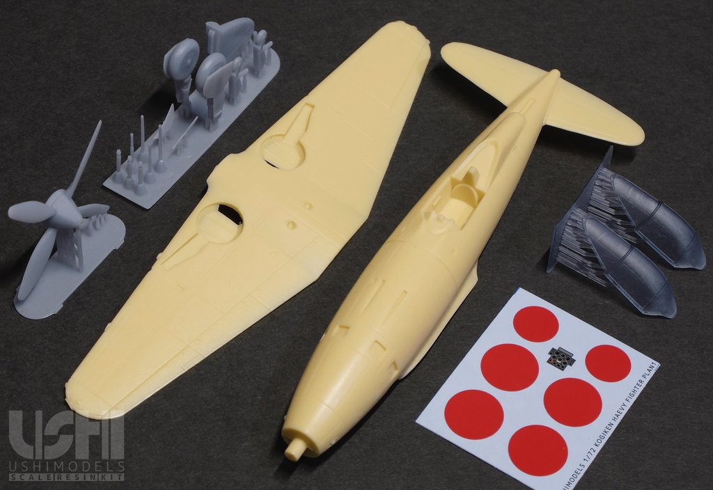 1/72 - IJA Kogiken Heavy fighter Plan 1 Type B (1941) resin kit by ...
