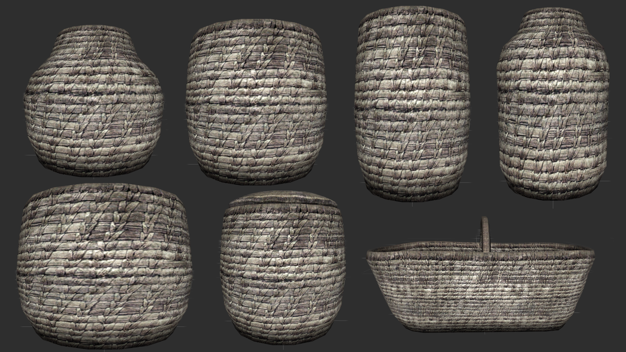 Halffaces - small edit of Baskets at Skyrim Special Edition Nexus ...