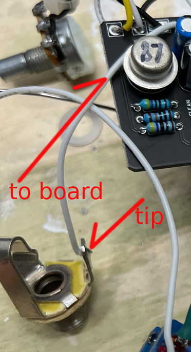 PedalPCB Sunflower Fuzz - Wiring Q