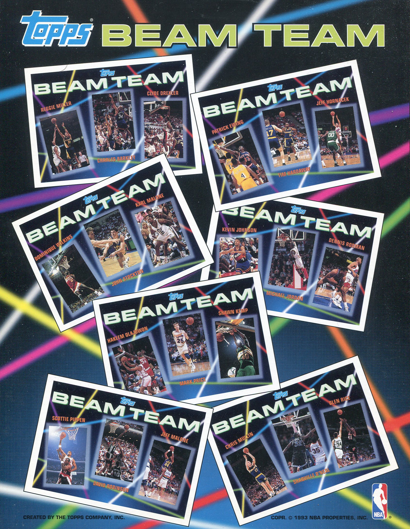 1992 93 Topps Beam Team Promo NNO — Postimages