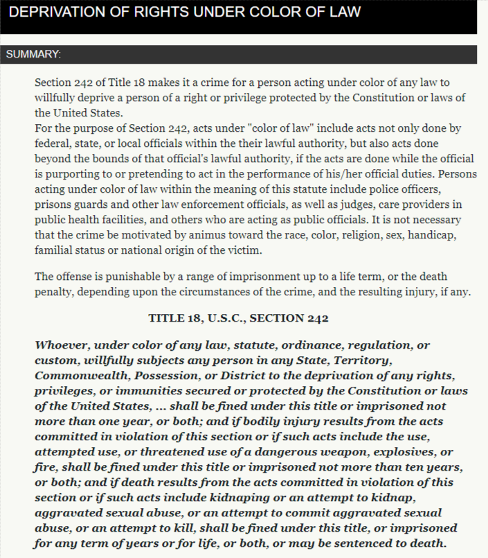 Deprivation Of Rights Under Color Of Law 5 4 2020 12 00 04 PM — Postimages