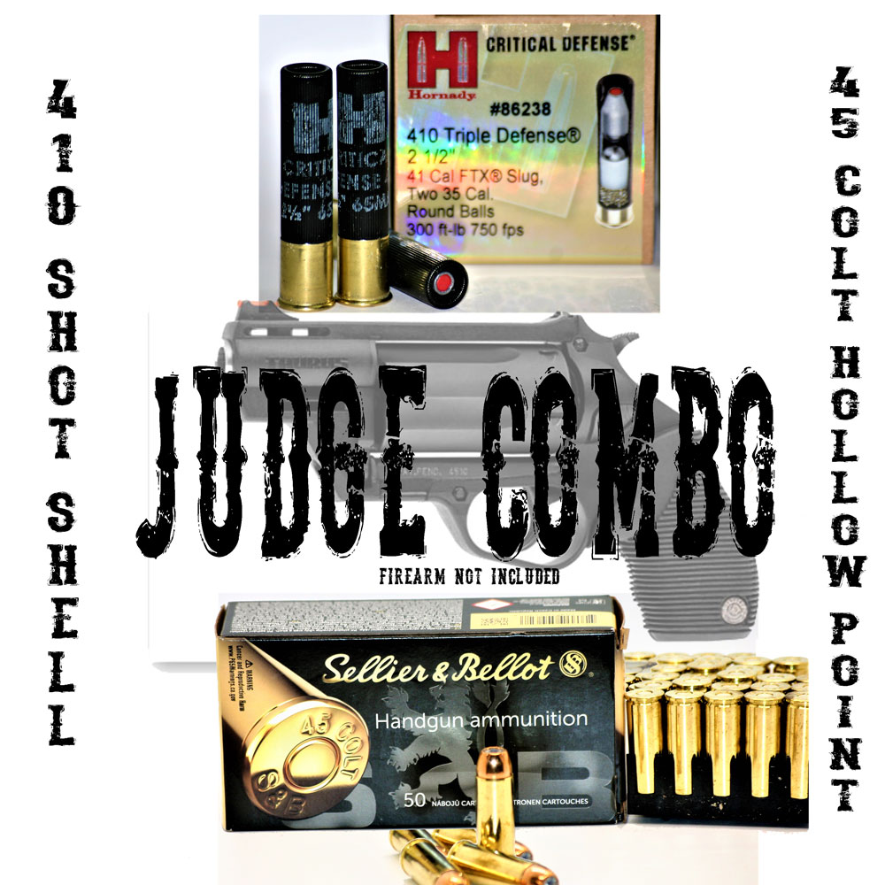 45 Colt & 410 Judge Combo Sellier Bellot 45LC JHP + 410 Critical Def 70 ...