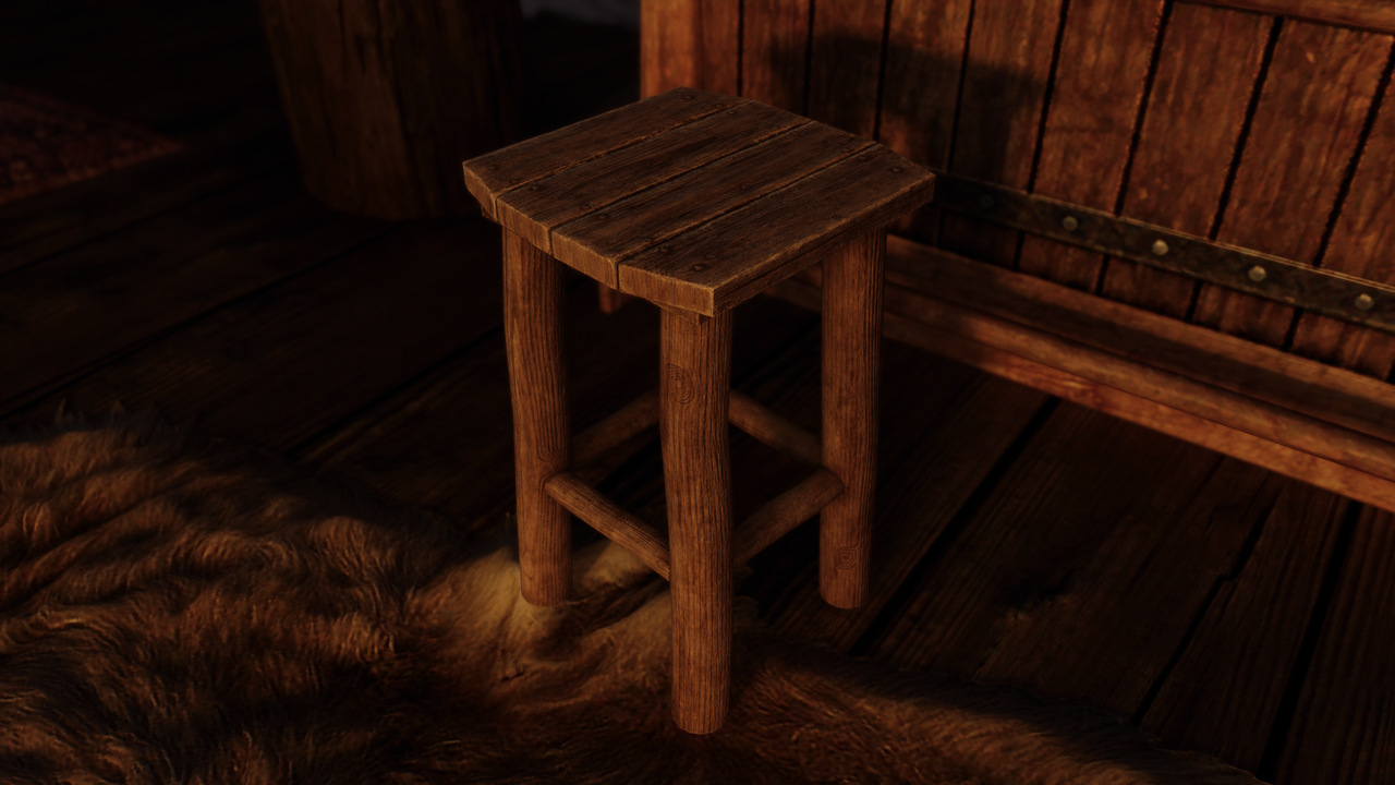 HFs - Buttocks rest (bar stool diverse BOS and Model Swapper) at Skyrim ...