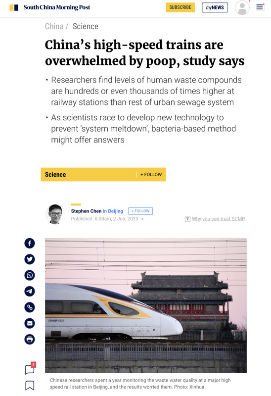 GPGT - China’s high-speed trains are overwhelmed by pangsai, study says ...