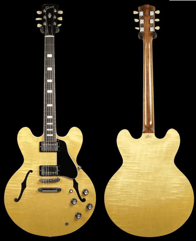 NGD: Gibson ES 335 - figured natural - Guitar Discussions on theFretBoard