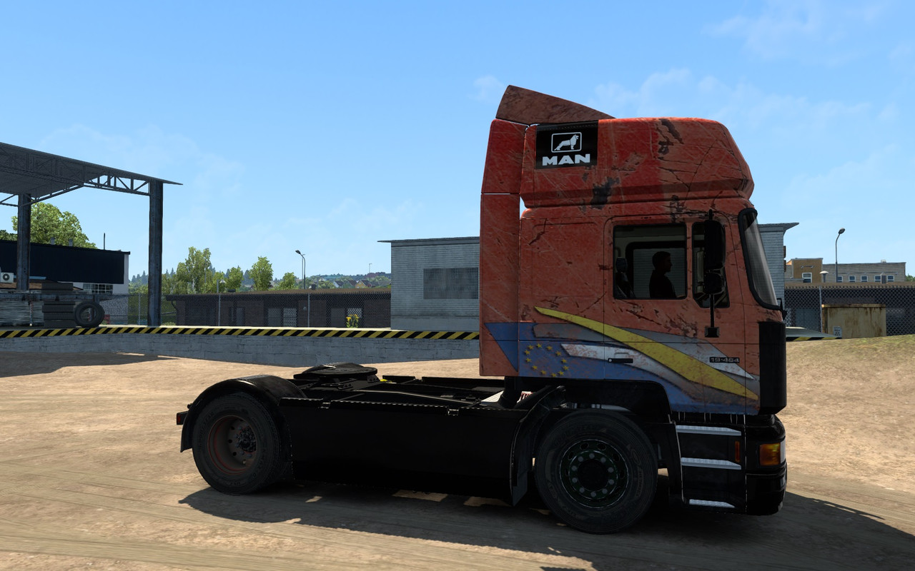 Classic RED AND Black SKin MAN F2000 - SCS Software