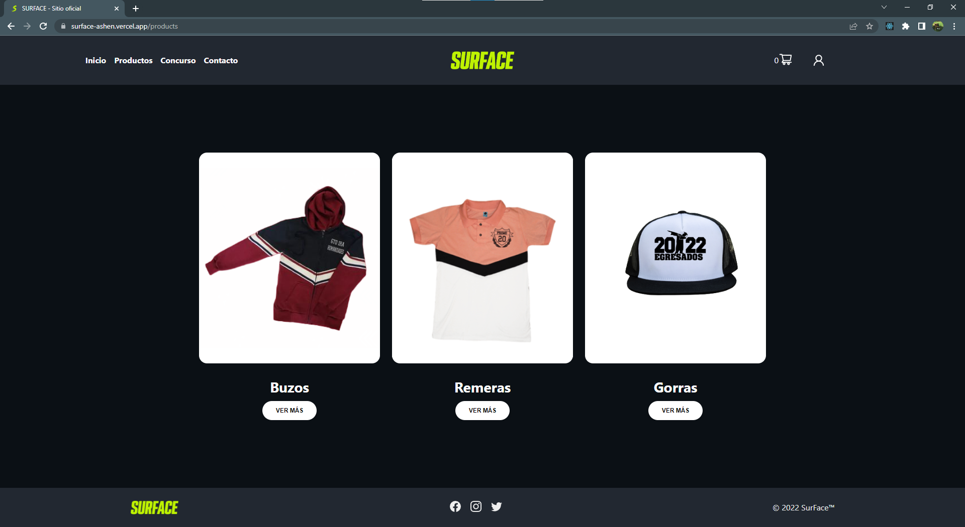 Surface Prductos — Postimages