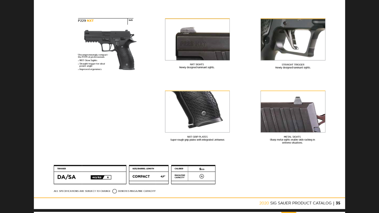 SIG Sauer P226 NXT | SIG Talk