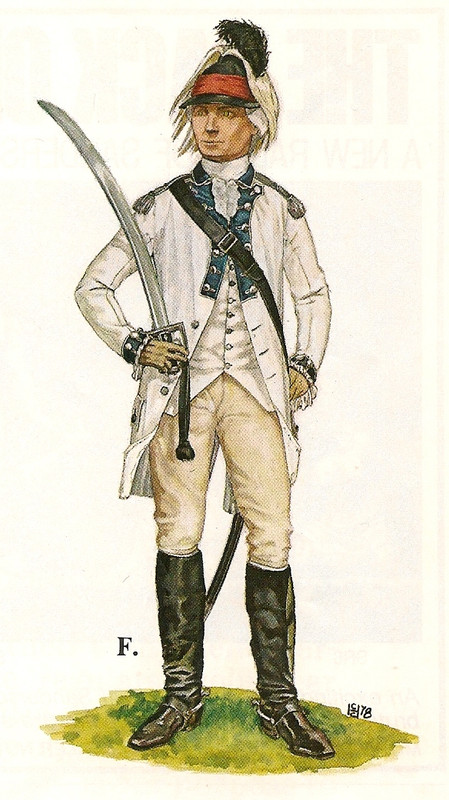 Officer, 3rd Regiment, Continental Light Dragoo — Postimages