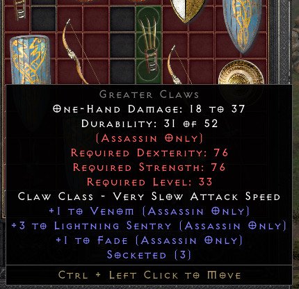 Gg Chaos Claw Base - Topic - d2jsp