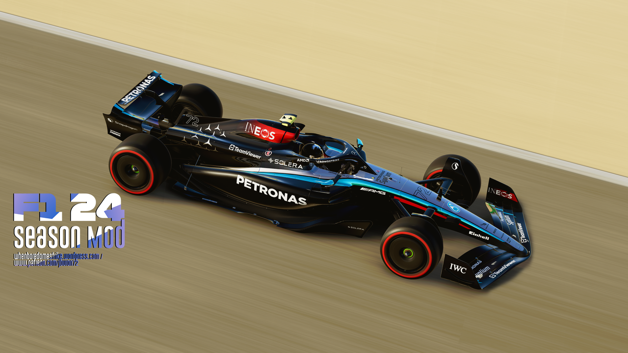 [F1 24 MOD] 2024 Mercedes F1 W15 – When Boredom Strike… Play Games