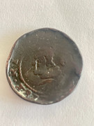 Treseta de Felipe V de 1722 de busto sobre peana. Mallorca.