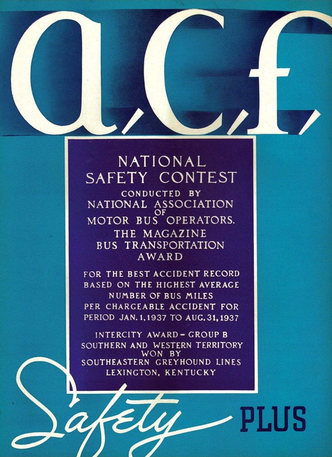 ACF '37 Safety Plus 1 — Postimages