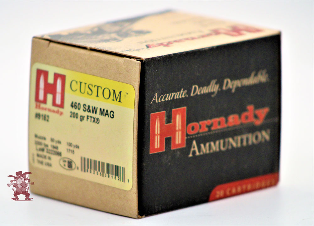 460 Magnum HORNADY 460 S&W MAG FTX 200 Gr Custom Premium 20 Rounds ...