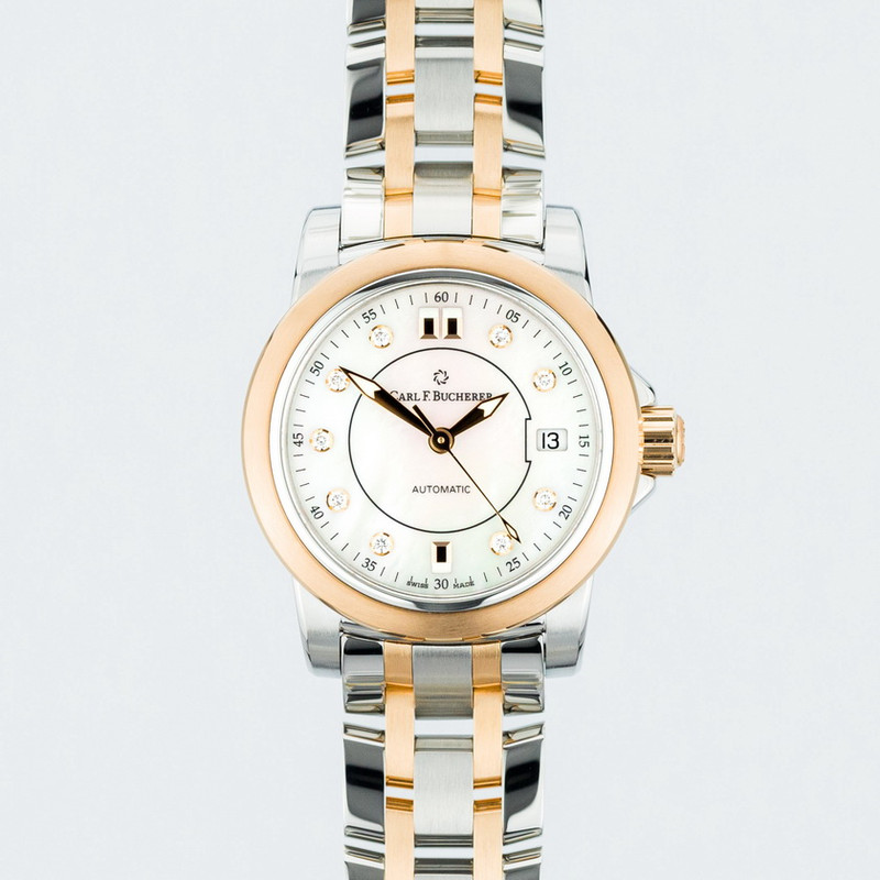 Carl F Bucherer Auto Date Two Tone 27mm 00 10621 07 77 21 1 — Postimages