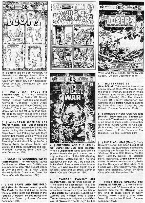 The DC Comics Time Capsule: December 1975 - Page 2 - CollectedEditions.com