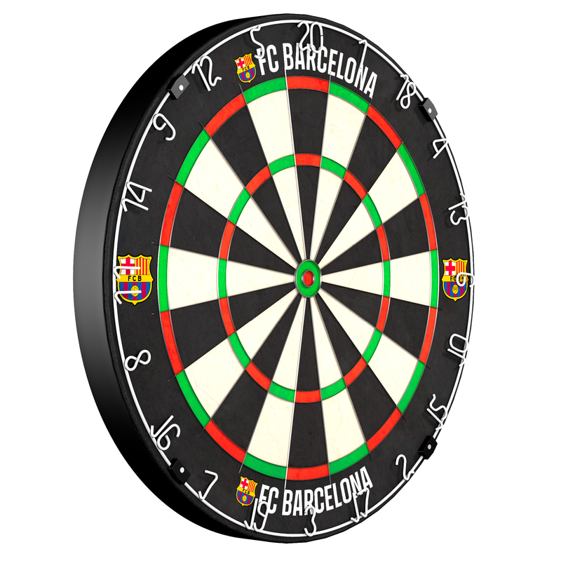 DB161 FC Barcelona Official Licensed Professional Dartboard Crest with Name2 — Postimages