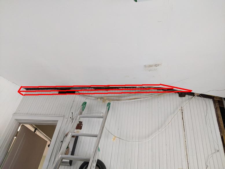 How to frame a small chase for a bundle of wires? | DIY Home ...