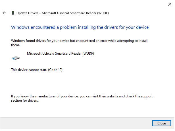 Smart Card Reader Not Working In Windows 10 Home 64 Bit Need Help Team ...