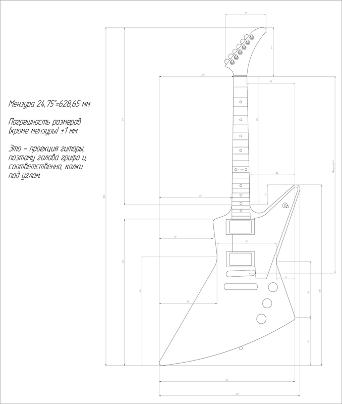 Gibson Explorer размеры — Postimages