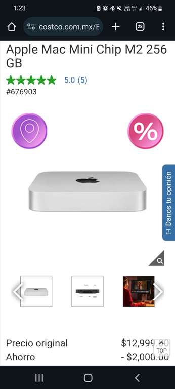 Costco: Apple Mac Mini Chip M2 256 GB
