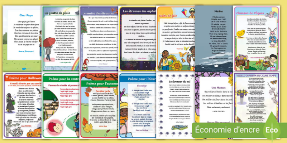 7 poèmes d’automne - Twinkl