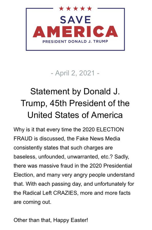"Other than that, Happy Easter!" - Democratic Underground Forums