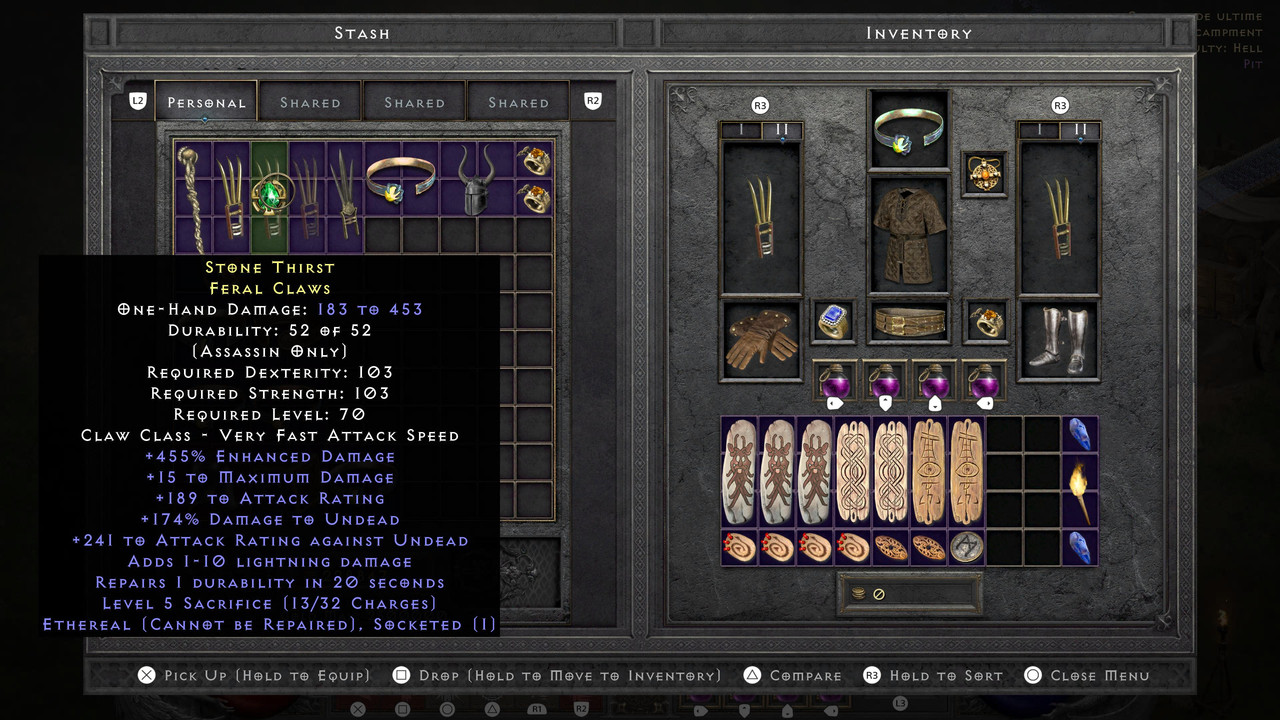 Hitg Cruel Rep1 Claw - Topic - d2jsp