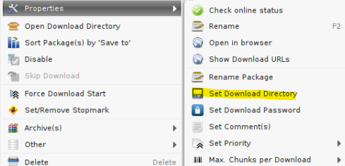 [Solved] setting download directory - JDownloader Community - Appwork GmbH