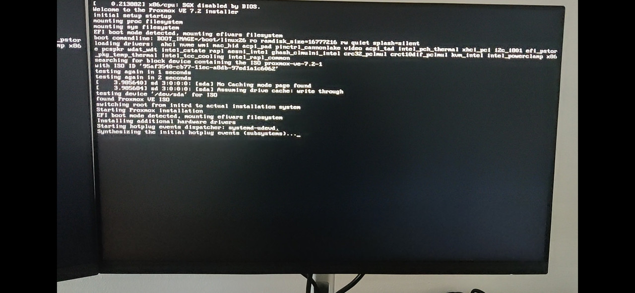 NUC running proxmox crashes on boot and install : r/intelnuc