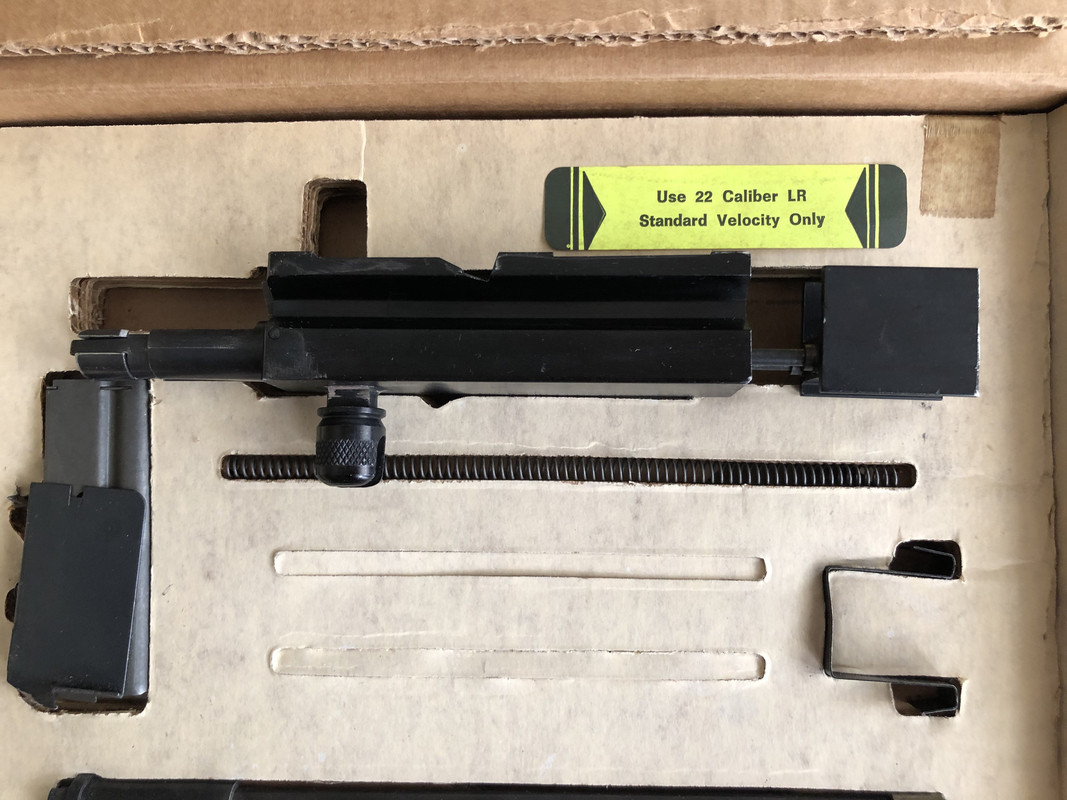 Auto Ordnance Thompson .22 Conversion from the '80s. - Thompson ...