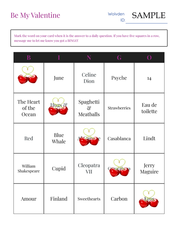 [ENDED] ˜"*°•.˜"*°• 💕 Carrie's February BINGO Event 💕 ...